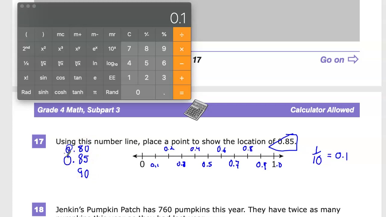 Question 17 - Grade 4 Math - TNReady Practice Test - YouTube