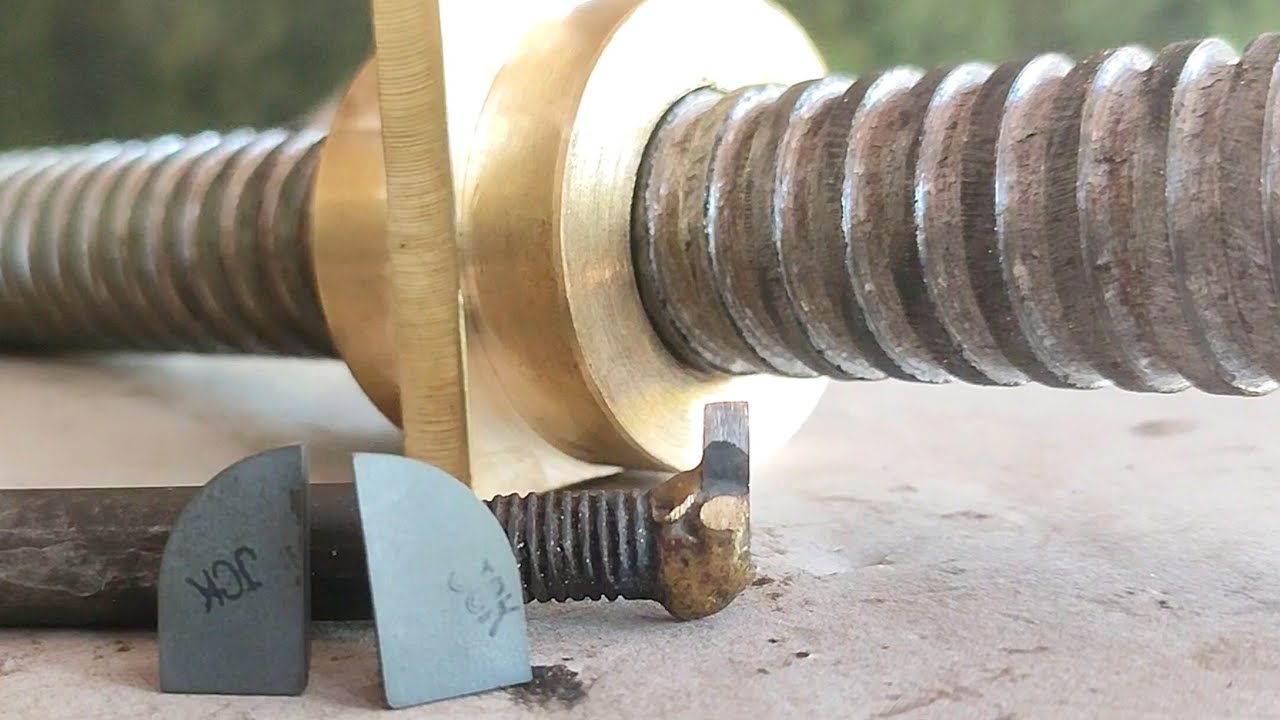 Carbide processing techniques , making long square threads.For oil pump ...