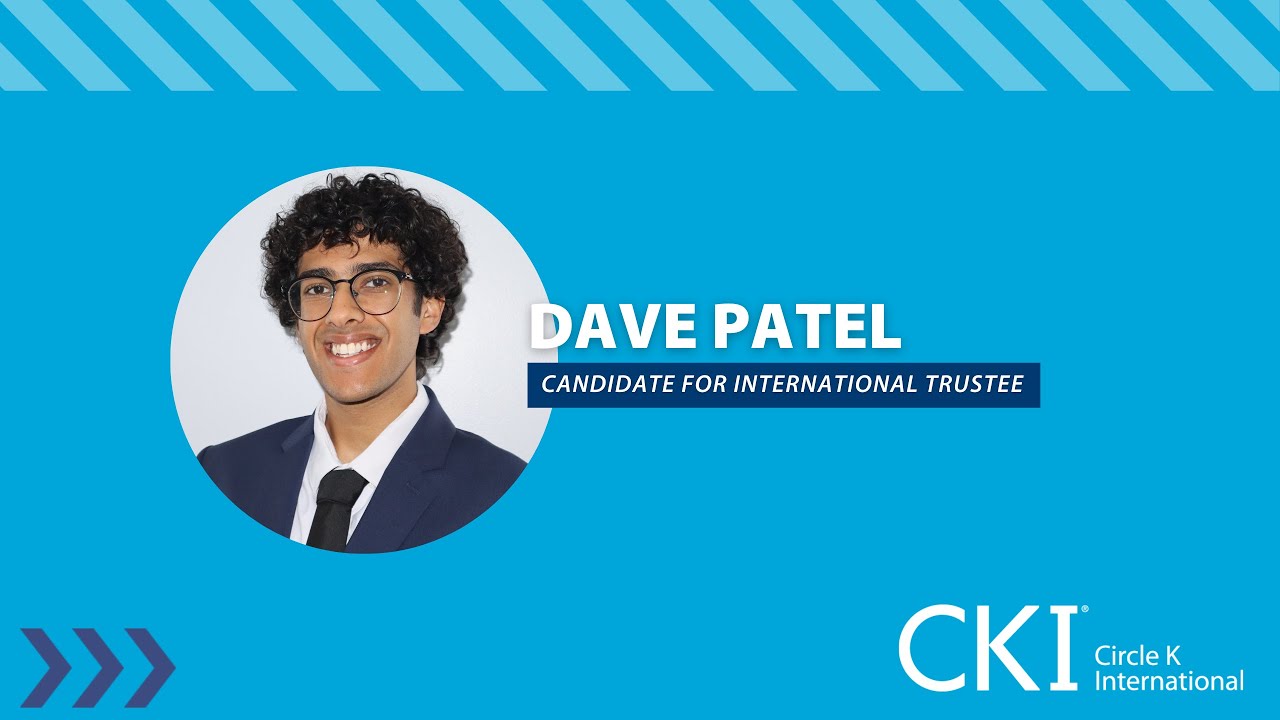 Dave Patel-Candidate for International Trustee - YouTube