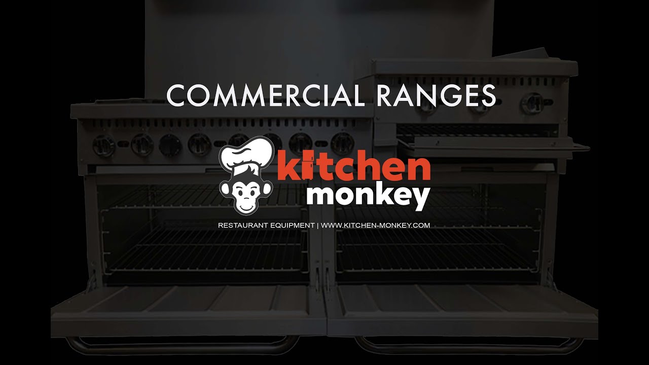 Kitchen Monkey Restaurant Equipment Commercial Ranges - YouTube