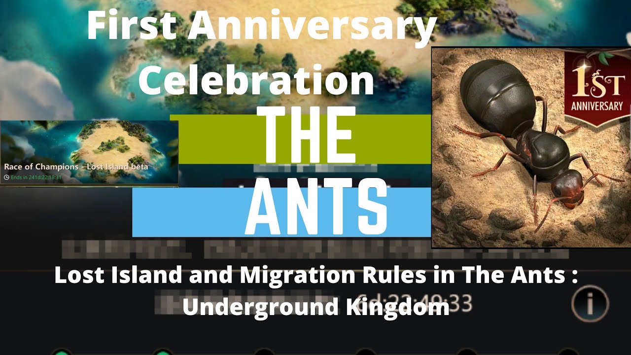 Lost Island and Migration Rules in The Ants : Underground Kingdom - YouTube