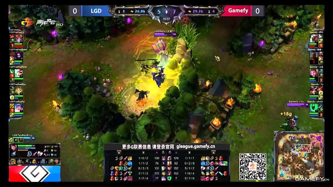 LGD vs Gamefy Game 1 13 - YouTube
