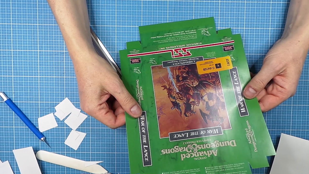 How to make boxes for your classic/retro video games - YouTube