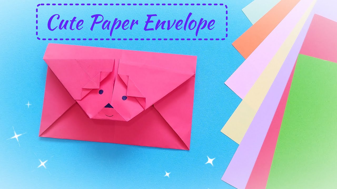 Origami Envelope ️ - How to make a cute Paper Envelope - Easy Paper ...