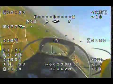 Arkbird OSD/Autopilot use on P-38 fly til loss RC signal, RTH enable 2/ ...
