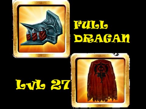Drakensang online - FULL DRAGAN SET (27lvl war) | 1080p - YouTube