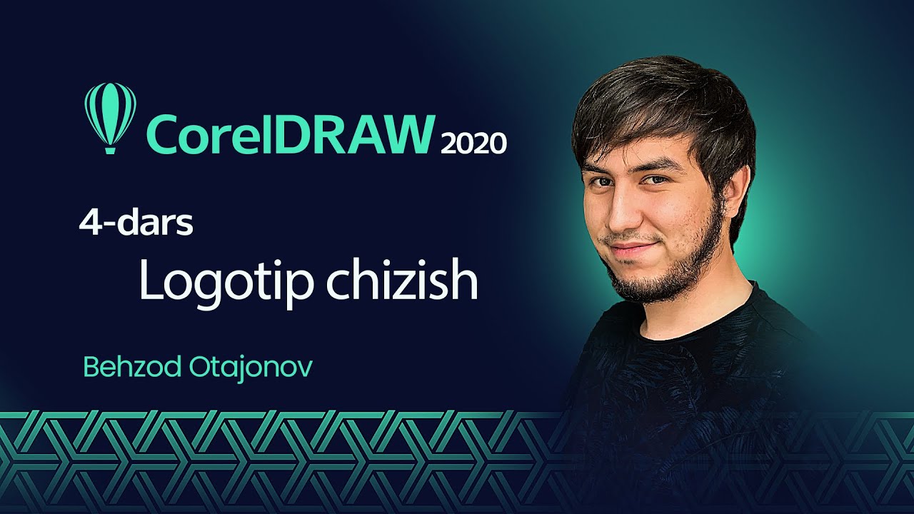 CorelDRAW2020 (VIDEO DARSLIK) - 4-dars Logotip chizish - YouTube