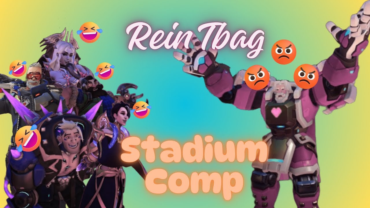Overwatch 2 - Is Fun in Stadium Comp + Replay of Rein TBag - 5 All Star ...