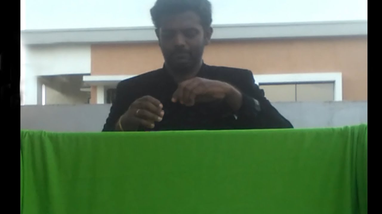 How to shoot visual effects with green matte? - YouTube