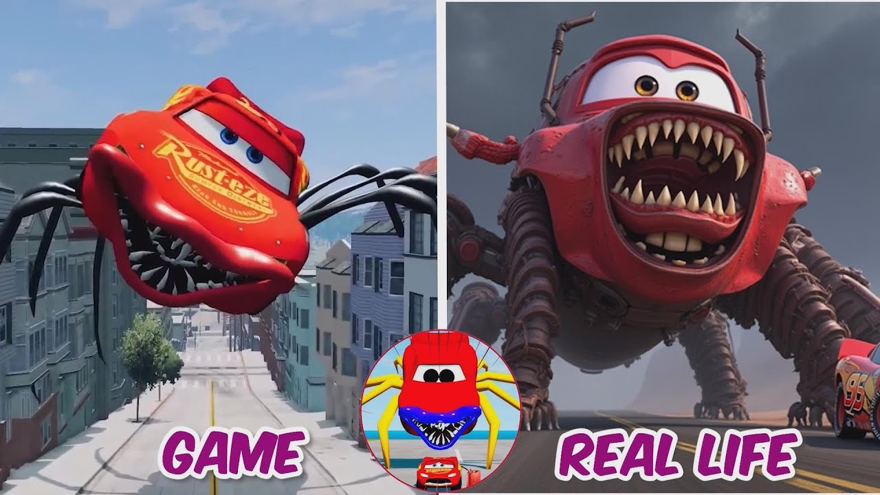 I Found Lightning McQueen Eater Spider Monster In Real Life And It Was ...