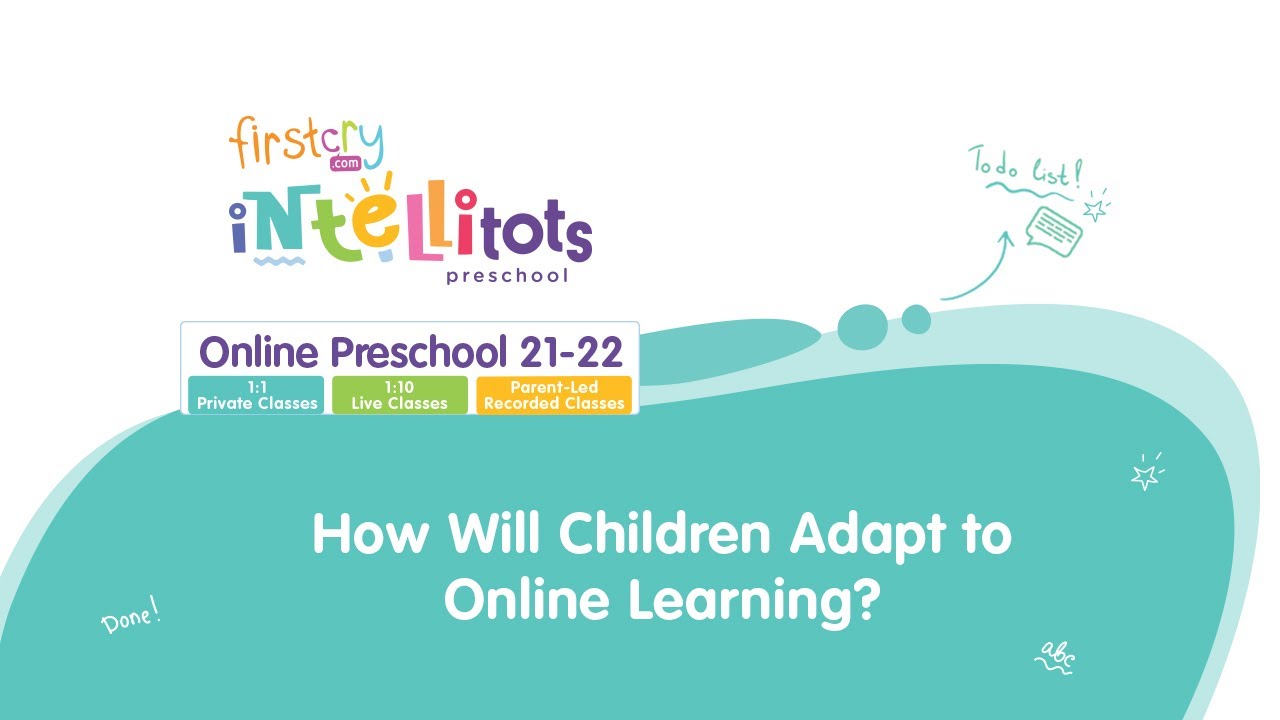 How Will Children Adapt To Online Learning? - FirstCry Intellitots ...