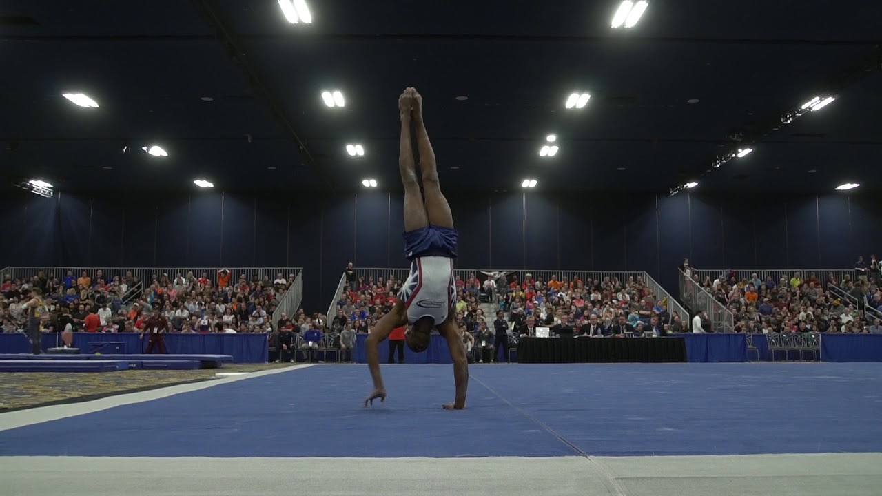 Khalil Jackson - Floor Exercise - 2018 Winter Cup - Finals - YouTube