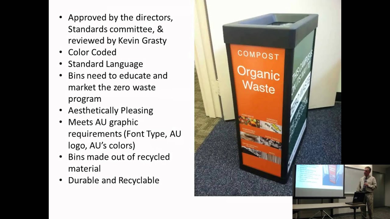 American University Green Office (GO!) Zero Waste Staff Training - YouTube