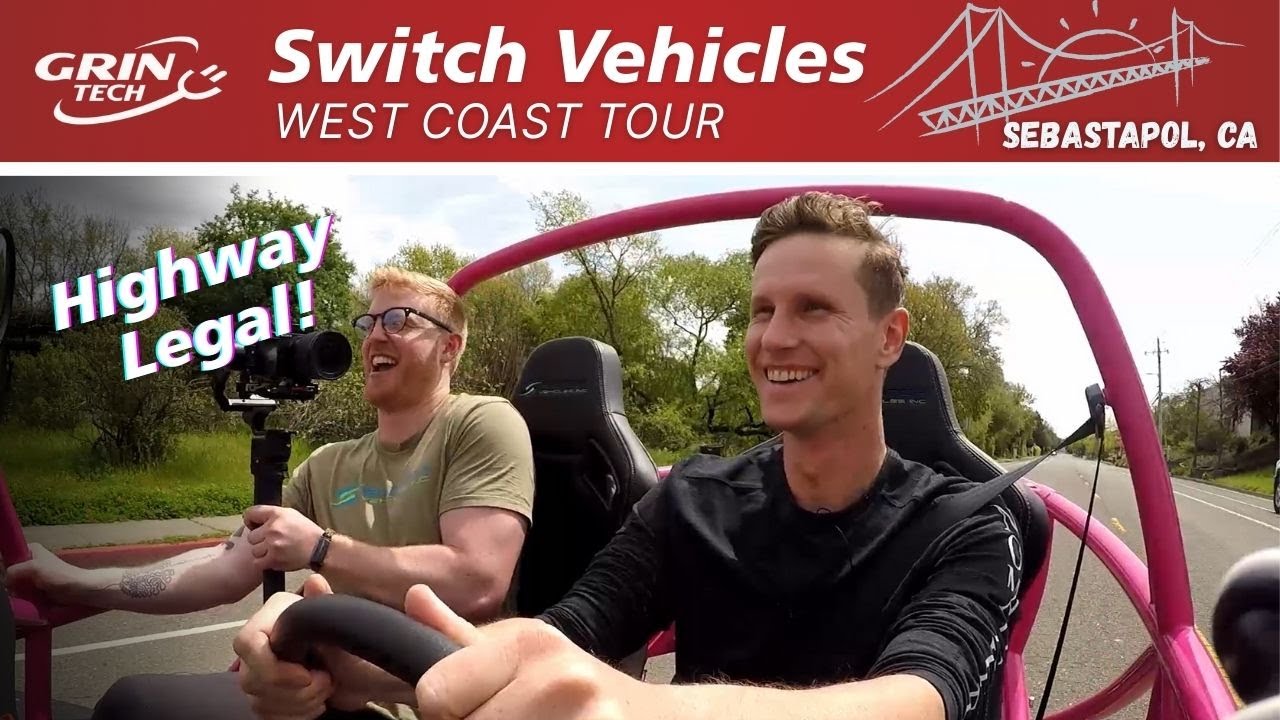 Road Certified EVs built by Students! Aaron's visit to Switch Vehicle's ...