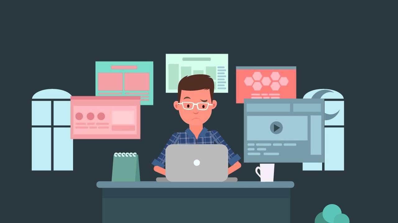 Access Animated Explainer Video with Motion Graphic Characters - YouTube