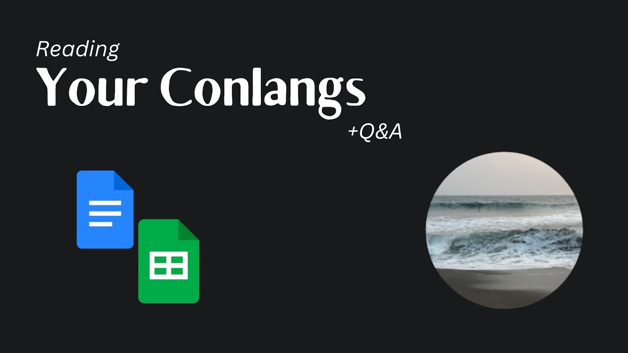 Reading YOUR Conlangs! - YouTube