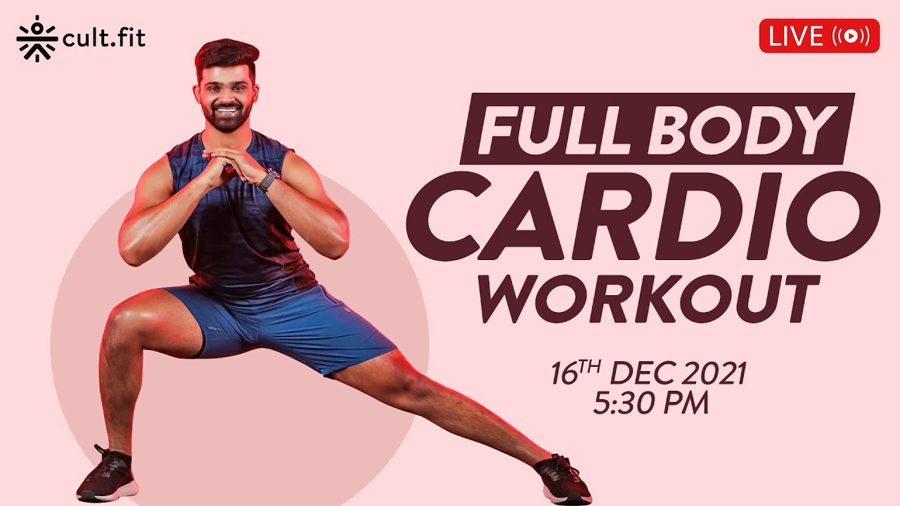 🔴 Full Body Cardio Workout [LIVE] - Full Body Workout At Home | Cardio ...