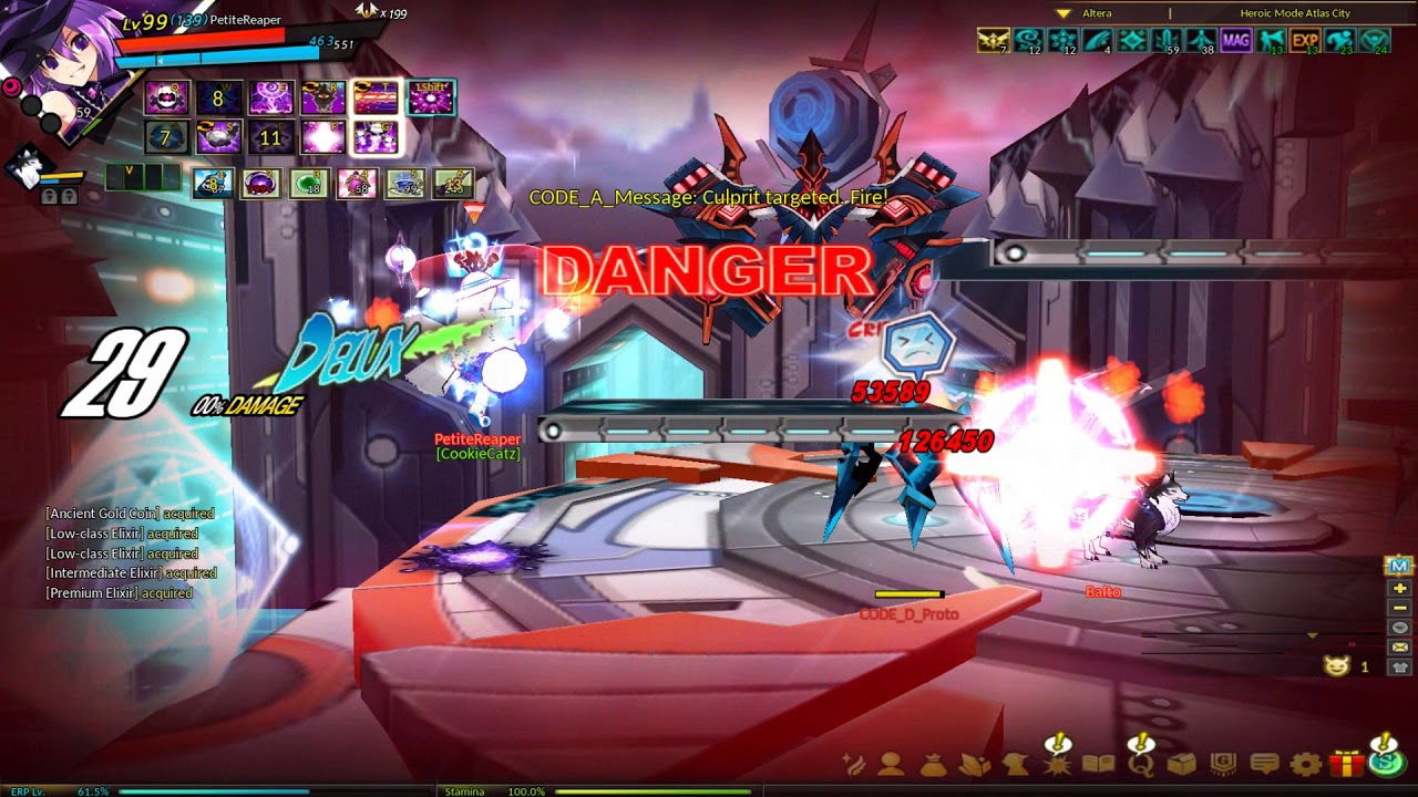 [Elsword NA] Atlas City Heroic- Oz Sorcerer Reboot - YouTube