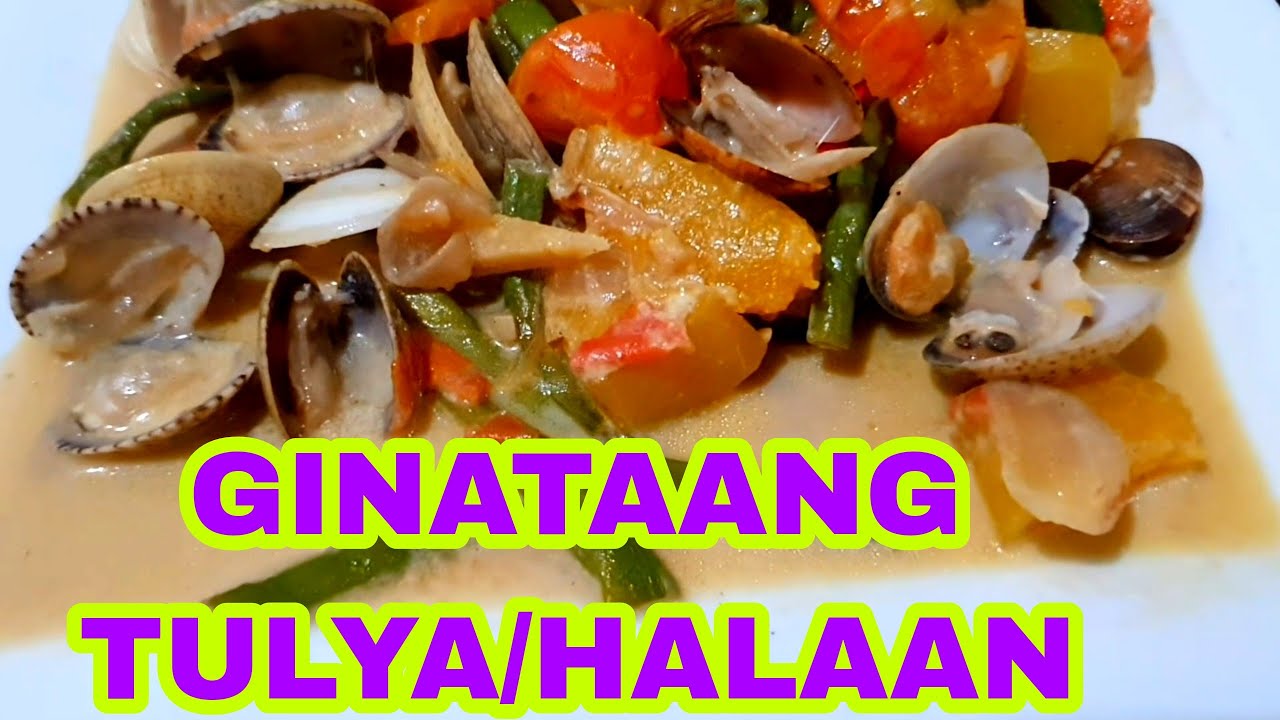 Ginataang tulya at ginataang halaan recipe | How to cook clamp shell # ...
