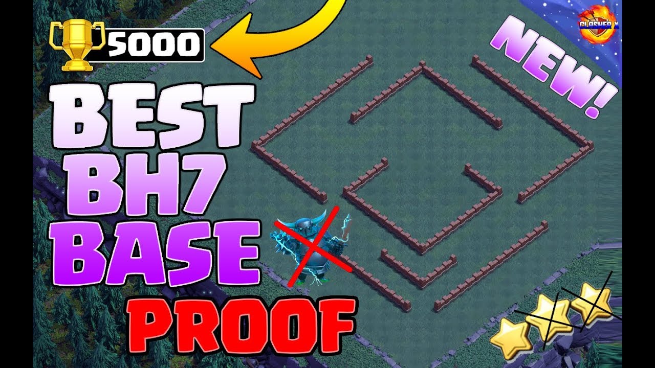 Insane Builder Hall 7 Base (Bh7) Layout | This Base Cannot Loose | BH 7 ...