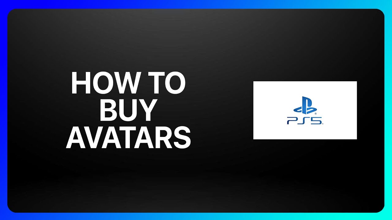 How To Buy Avatars On PlayStation 5 Tutorial - YouTube