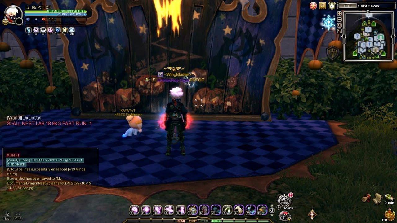 DRAGON NEST SEA FROZEN NIGHTMARE BP POV - YouTube