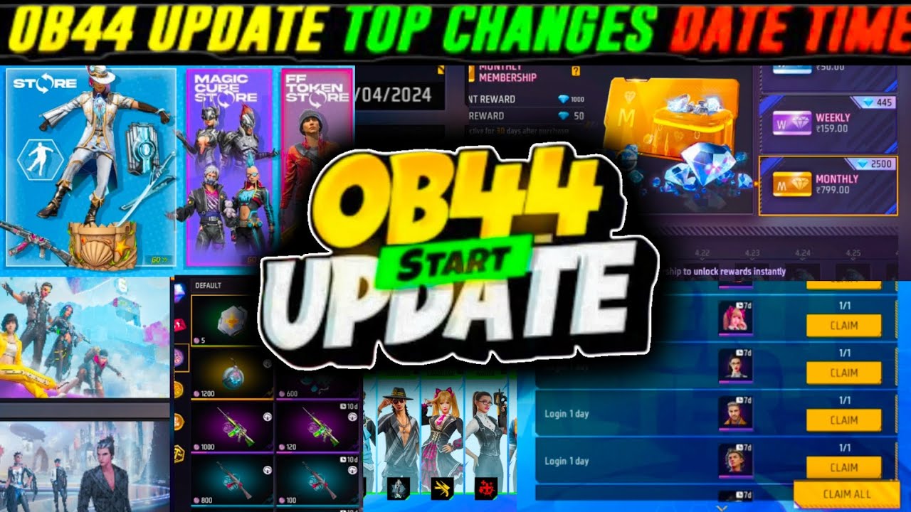 OB44 UPDATE FREE FIRE IL FREE FIRE NEW EVENT IL FREE FIRE OB44 UPDATE ...