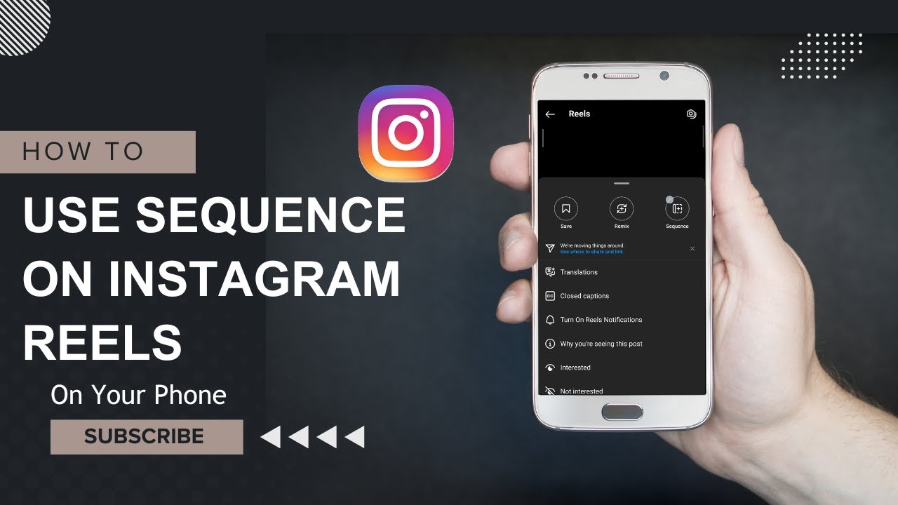 How to Use Sequence on Instagram Reels - YouTube