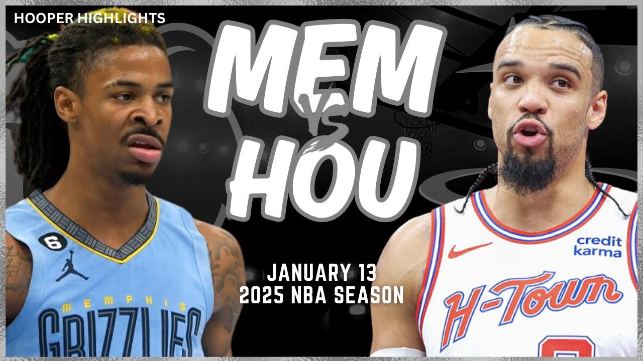 Memphis Grizzlies vs Houston Rockets Full Game Highlights | Jan 13 ...
