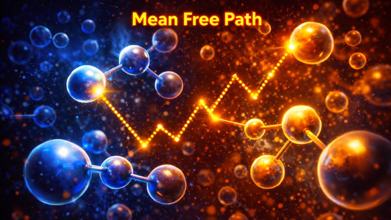 Mean free path of gas molecules | Thermodynamics | JEE | NEET ...