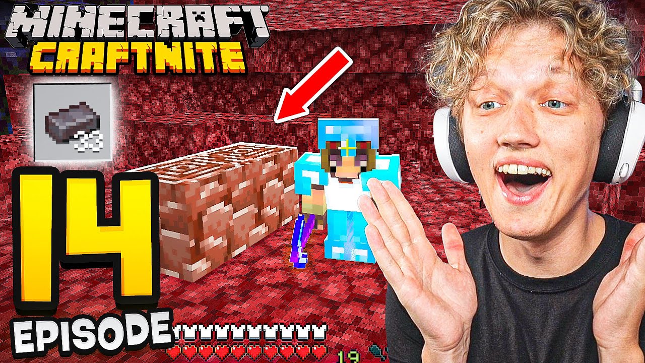 Craftnite 2: Episode 14 - I FINALLY GOT NETHERITE! (rarest gear ever ...