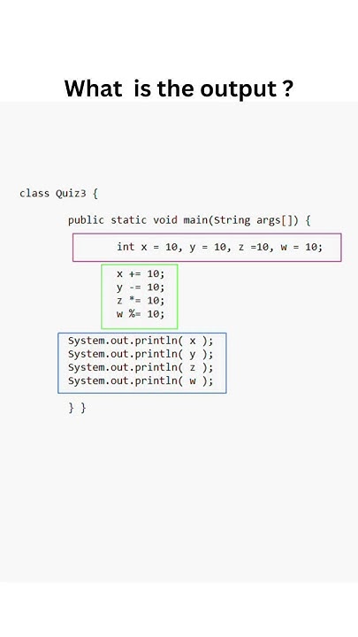 Java Quiz 3 Operator Java Javapractice Javaquiz Javaprogramming Javatutorial 6562
