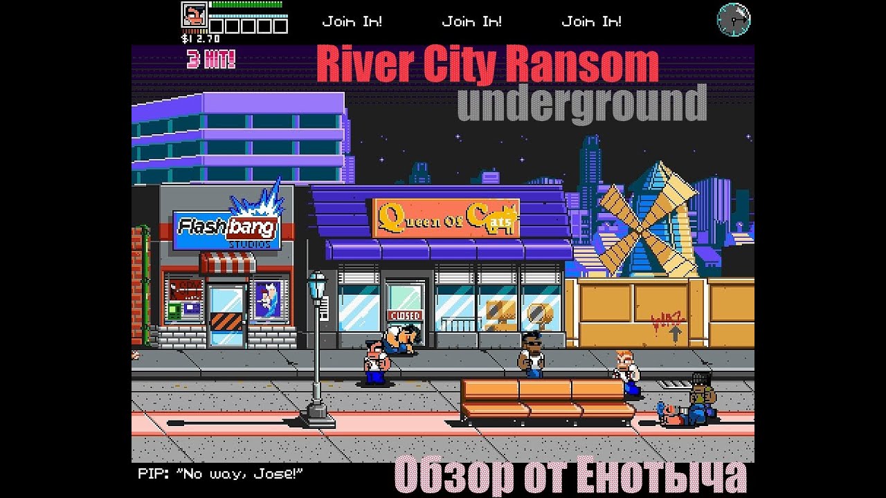 River City Ransom Underground Riki Kunio Геймплей & Прохождение 1 Часть ...