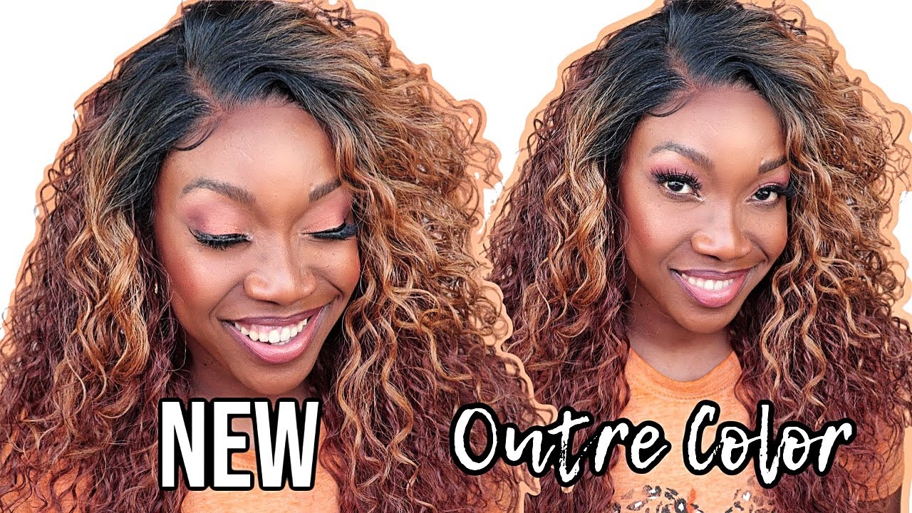 NEW‼️ OUTRE Honey Ginger BROWN Outre 5x5 Closure Wig MALAYSIAN DEEP 26 ...
