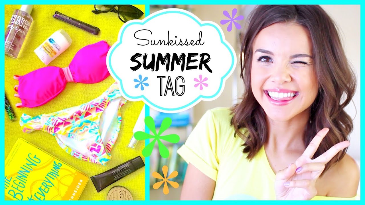 Sunkissed Summer TAG! - YouTube
