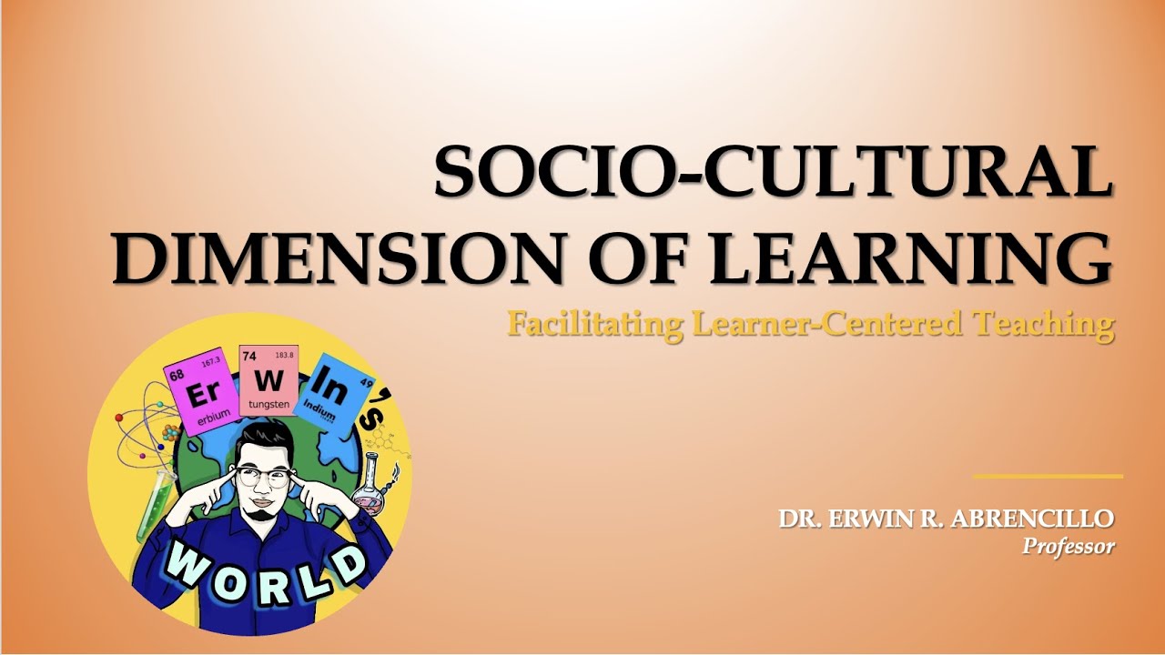 SOCIO CULTURAL DIMENSION - YouTube