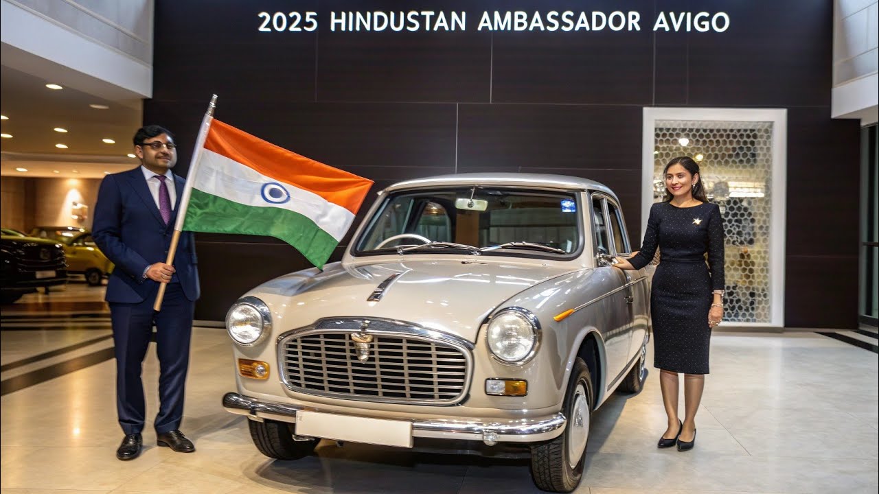 2025 Hindustan Ambassador Avigo | Iconic Design Reborn with Modern ...