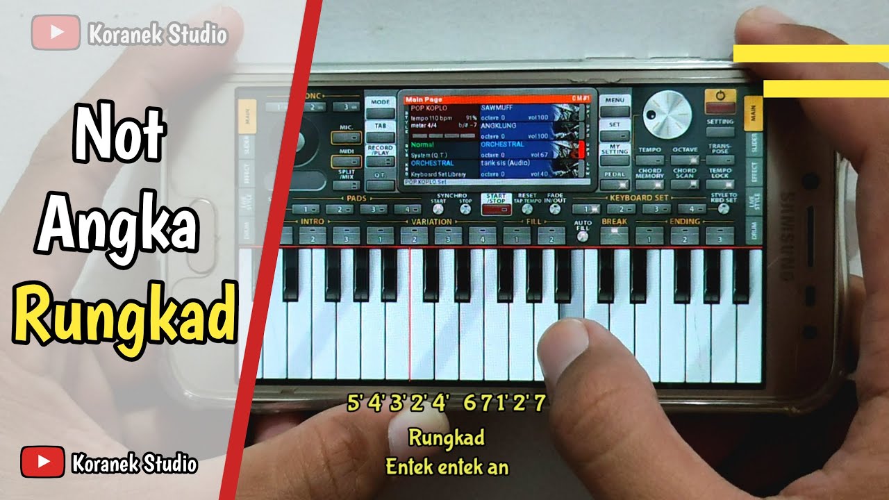 NOT ANGKA RUNGKAD - HAPPY ASMARA COVER WITH ORG 2023 APP | NOT PIANIKA ...