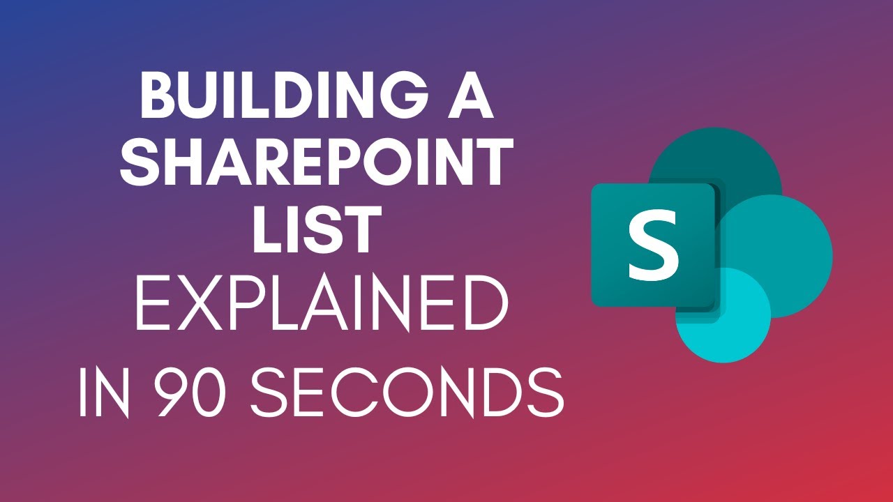 How To Build A SharePoint List? (2024) - YouTube