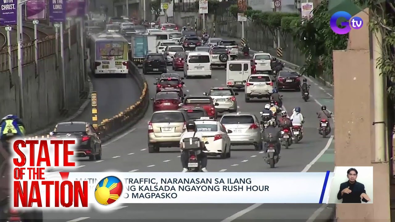 Matinding traffic, naranasan sa ilang pangunahing kalsada ngayong rush ...