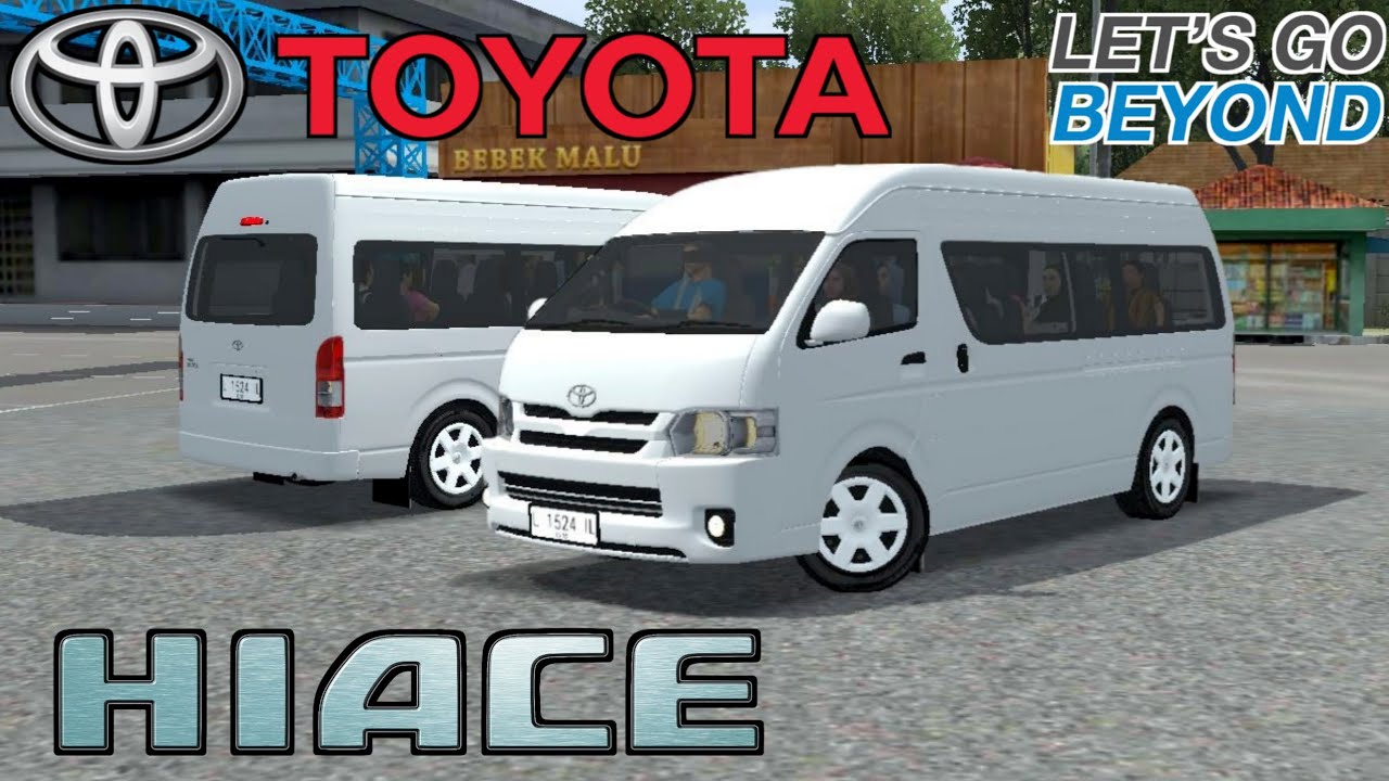 Mod Bussid Toyota Hiace 2014 Commuter - Bus Simulator Indonesia - YouTube