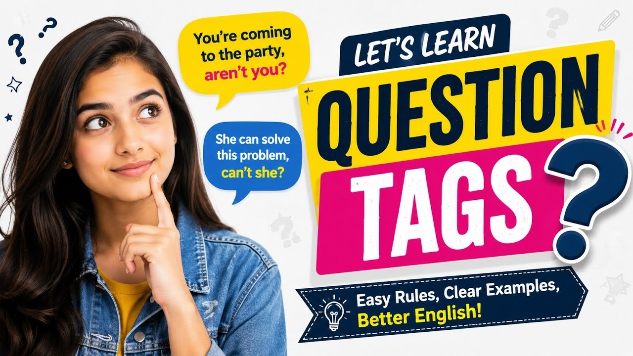 Question Tags in English Grammar | Complete Explanation in Telugu - YouTube