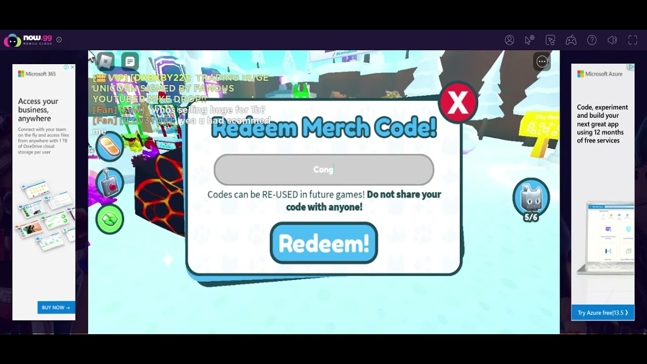 HURRY REDEEM THIS MERCH CODE! #petsimulatorx #shorts - YouTube