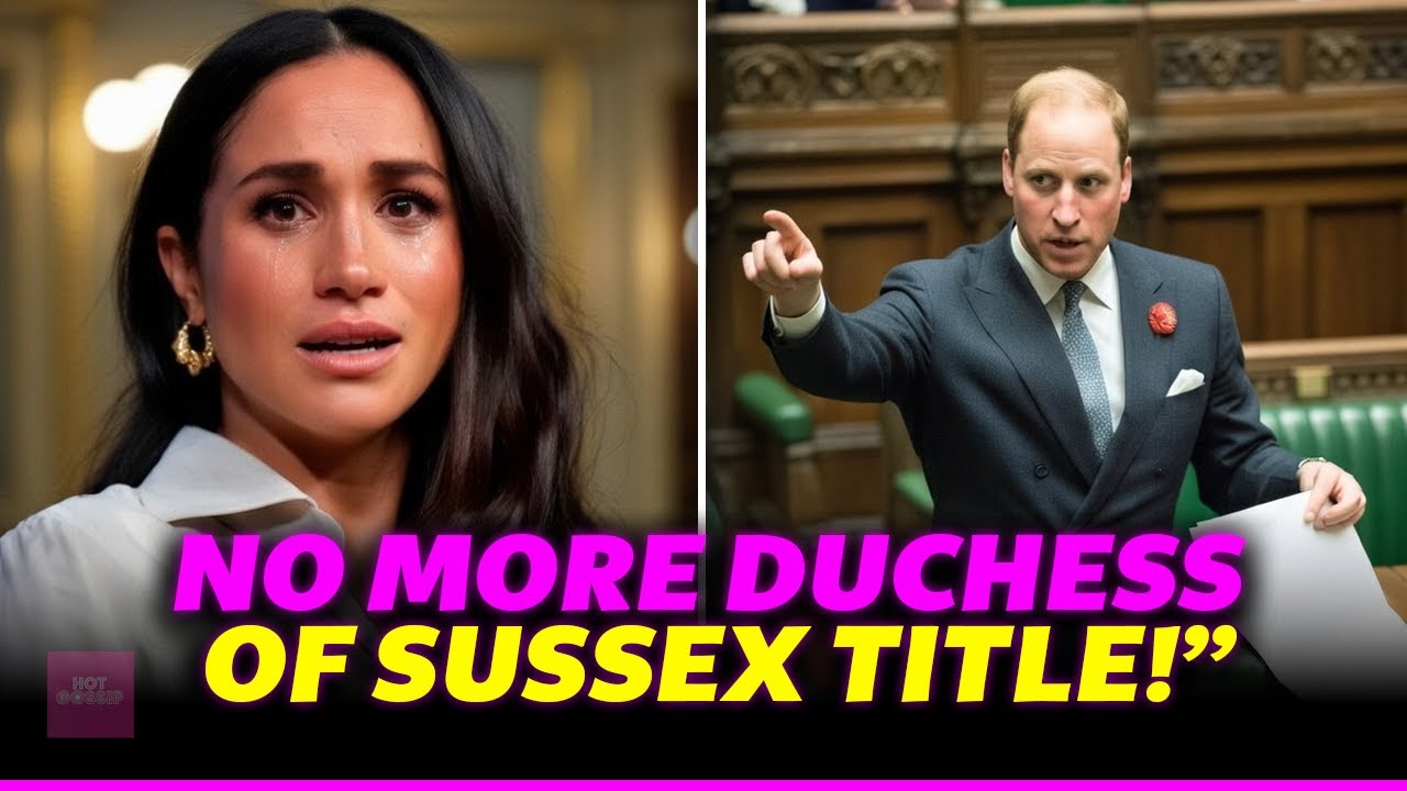 UK Parliament Strips Meghan’s Royal Title in Stunning Move! - YouTube