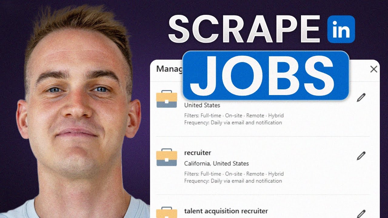 How to Scrape Linkedin Jobs for free (in 4 mins) - YouTube