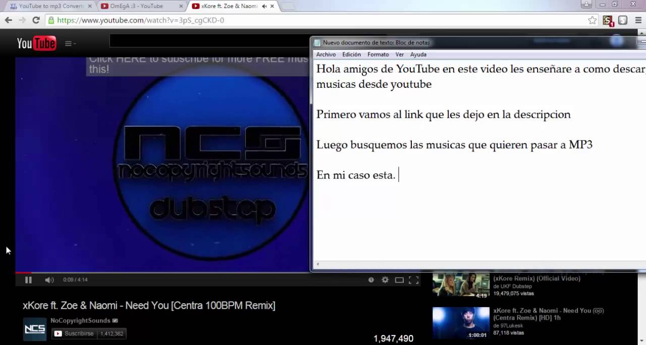Como descargar musica desde YouTube - YouTube