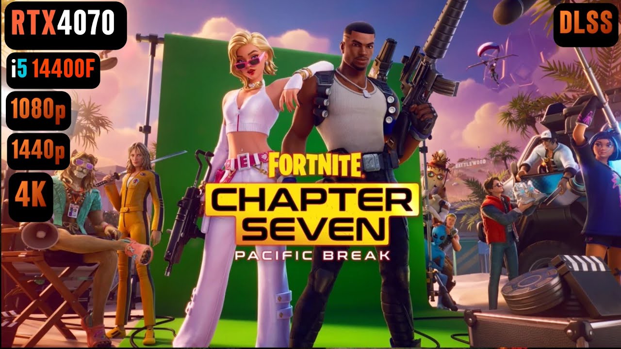 RTX 4070 Fortnite Chapter 7 FPS TEST | Fortnite Chapter 7 RTX 4070 & i5 ...