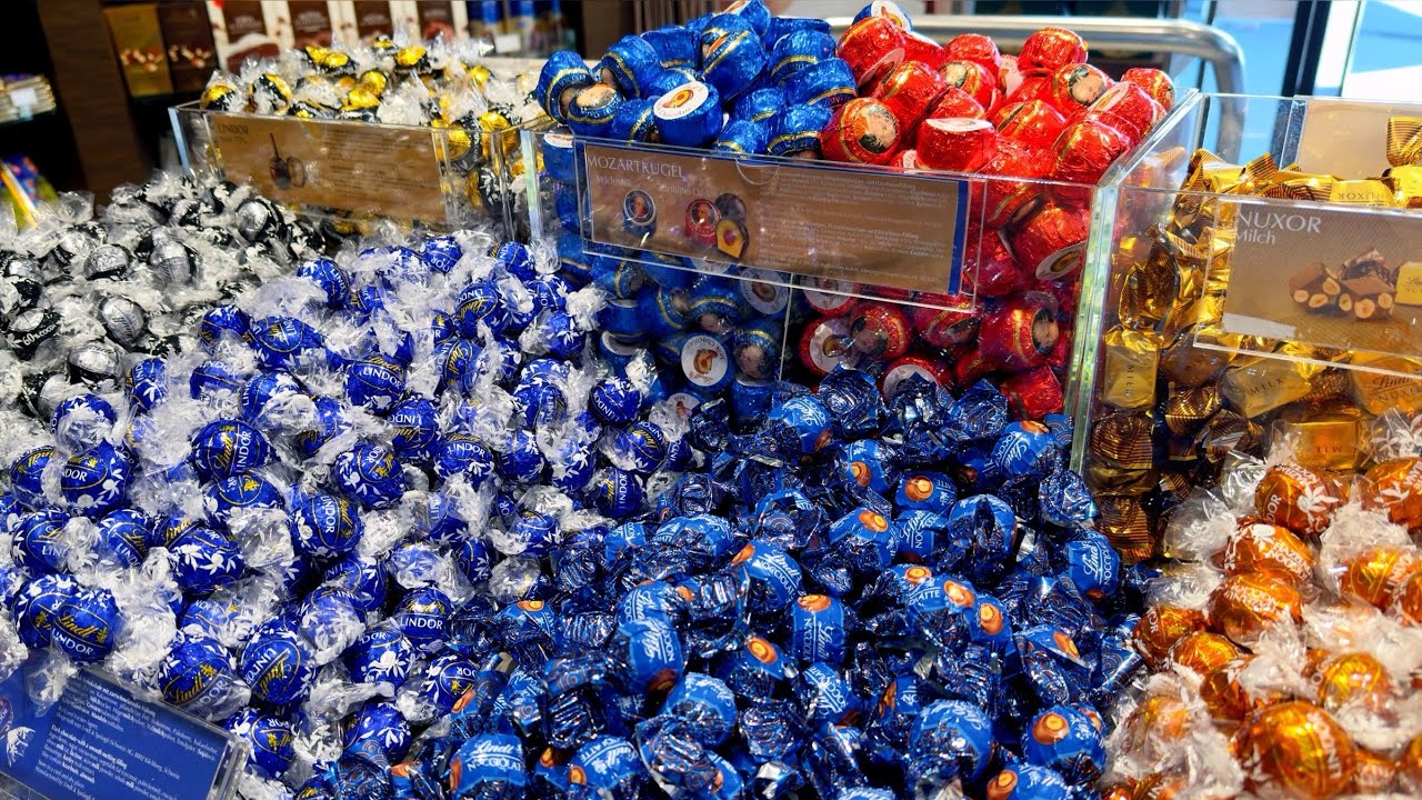 Lindor Chocolate! Every type of Lindt Chocolates tour and shopping from ...