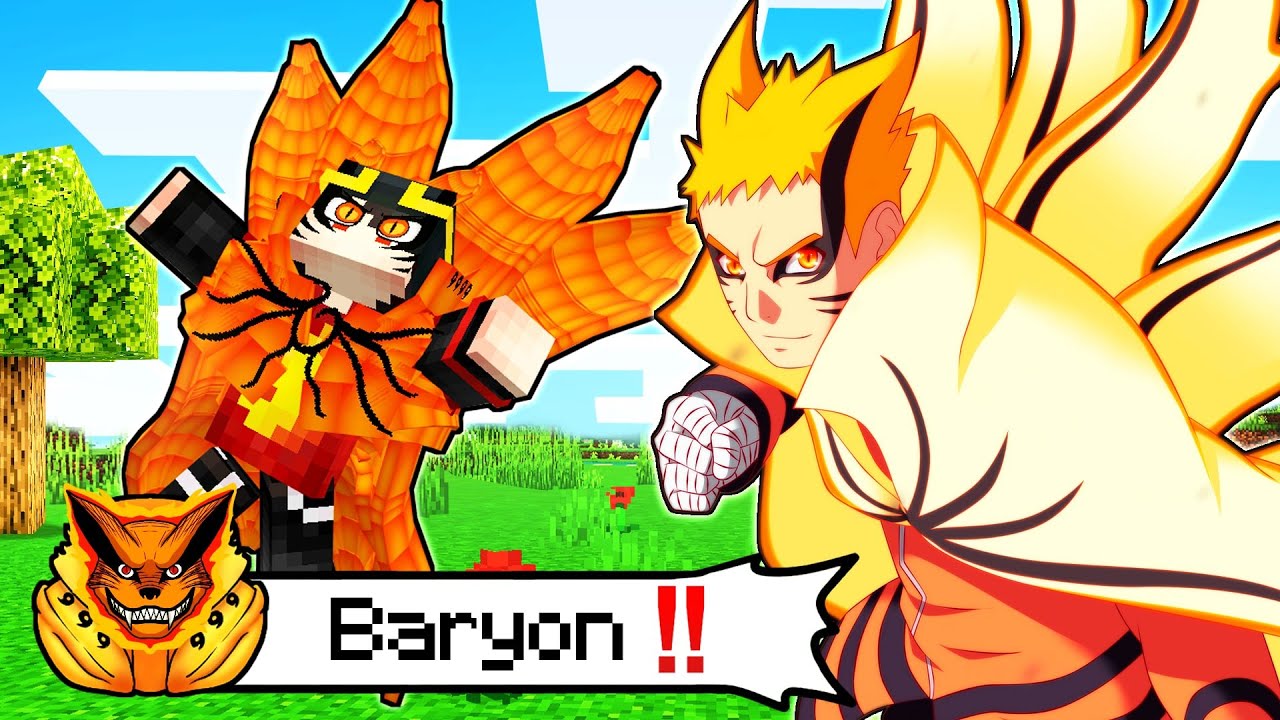 Akhirnya!! NARUTO MODE BARYON Berhasil KITA DAPATKAN!! Minecraft ...