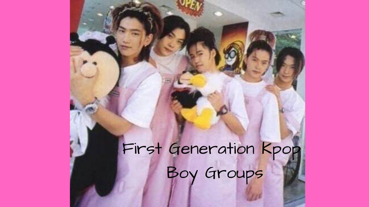 The Evolution of Kpop (1st Generation Kpop Boy Groups) - YouTube